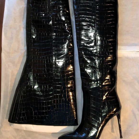 Jeffrey Campbell | Shoes | Jeffrey Campbell Sherisep Black Patent ...